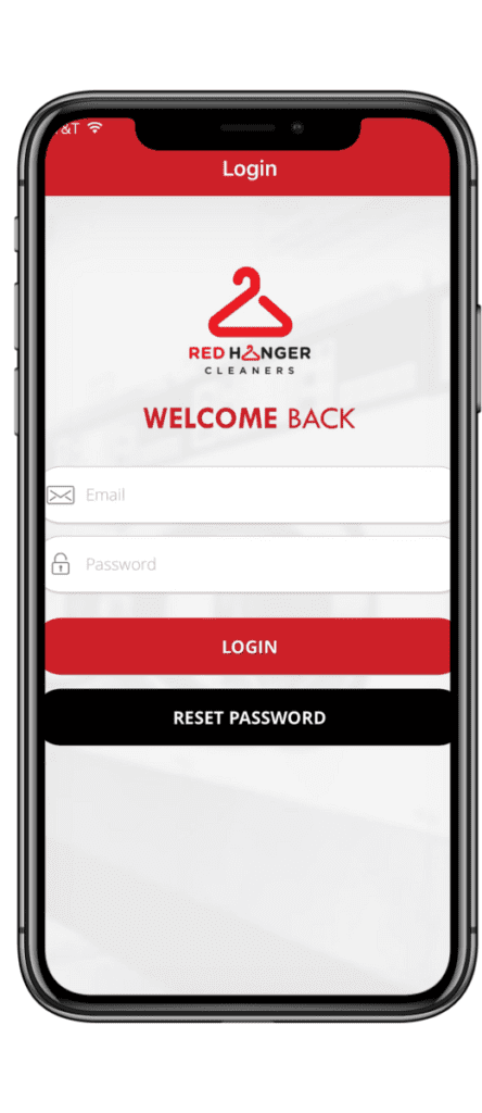 Mobile App - Red Hanger